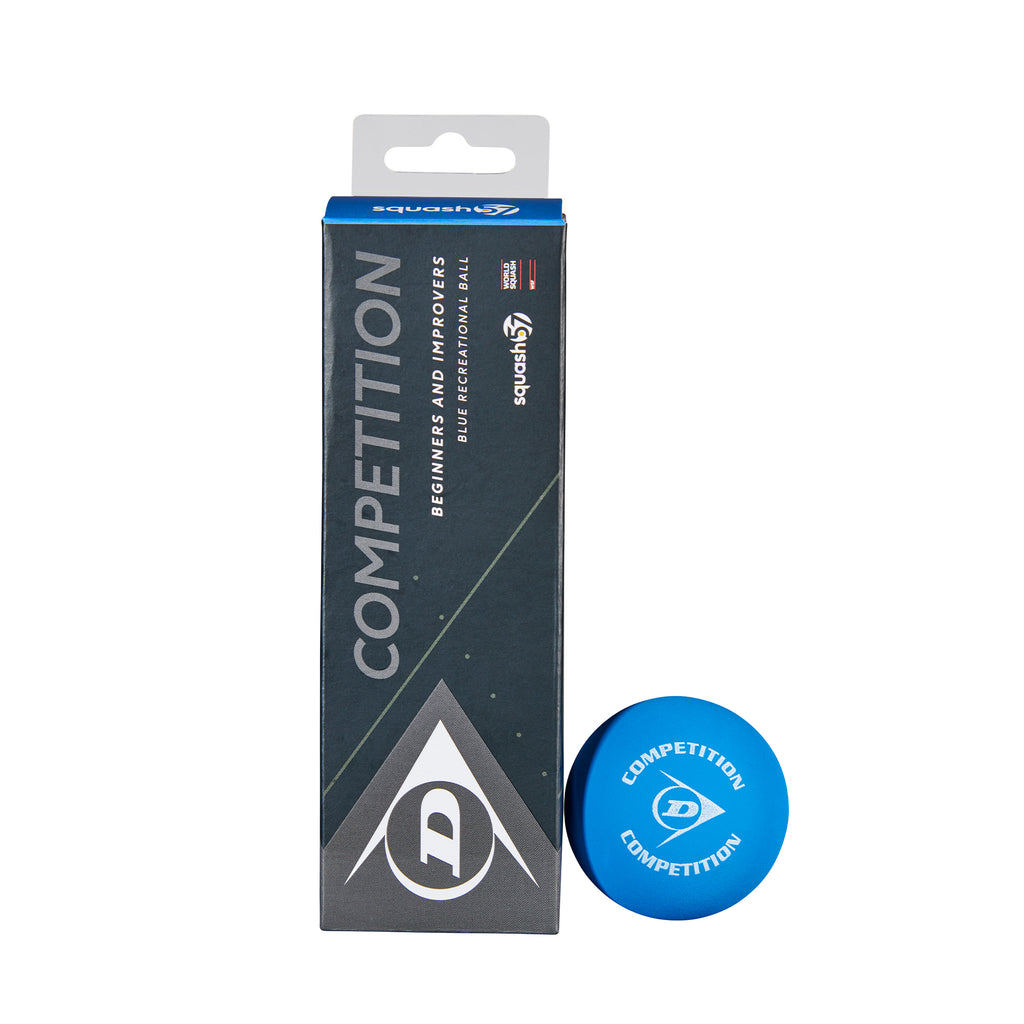 Competition Squash 57 Balls Blue Box of 3 | Dunlop – Greaves Sports