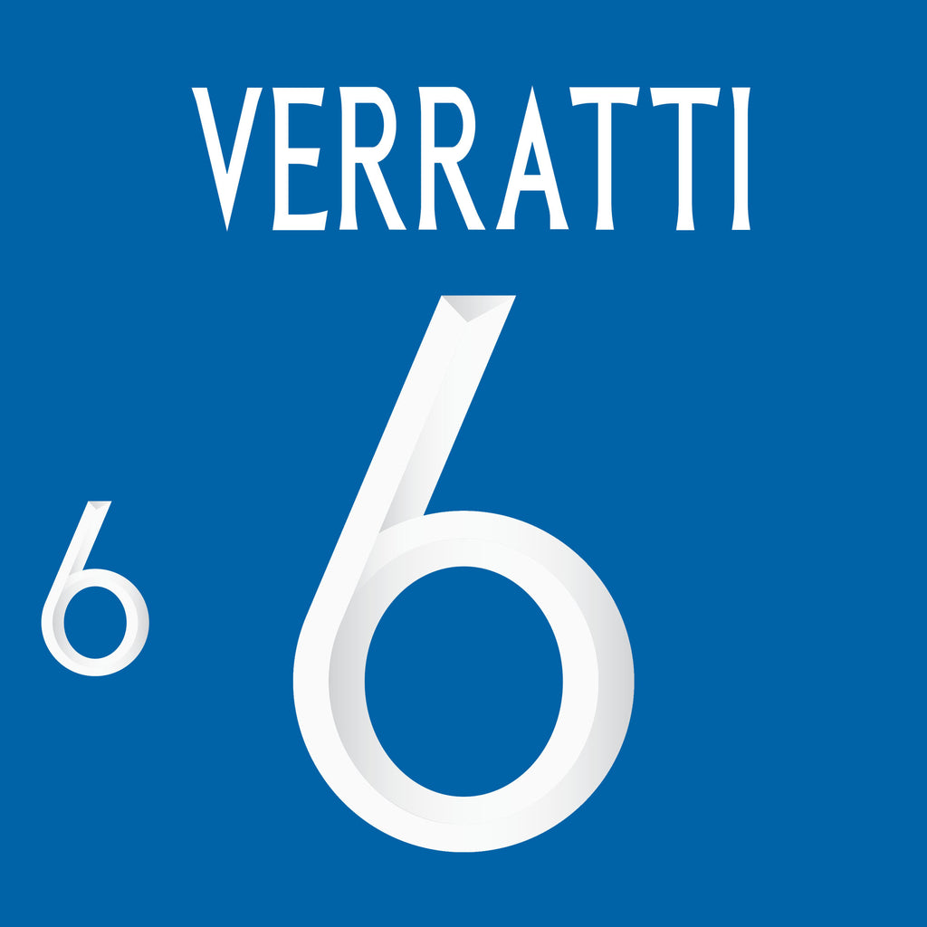 ADULT - VERRATTI 6 (OFFICIAL PRINT) ITALY 23 HOME – Greaves Sports