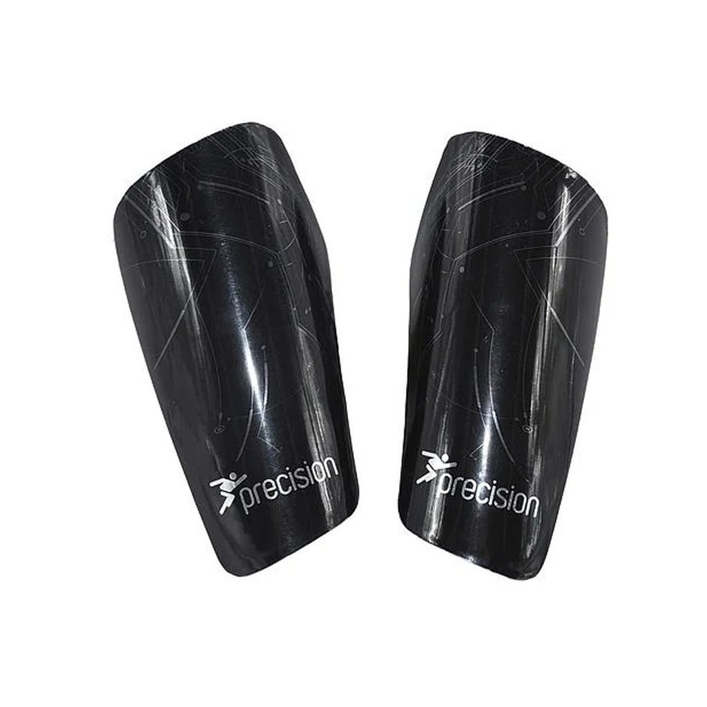 Precision Pro Matrix Football Shin Guards - Black/Chrome – Greaves Sports