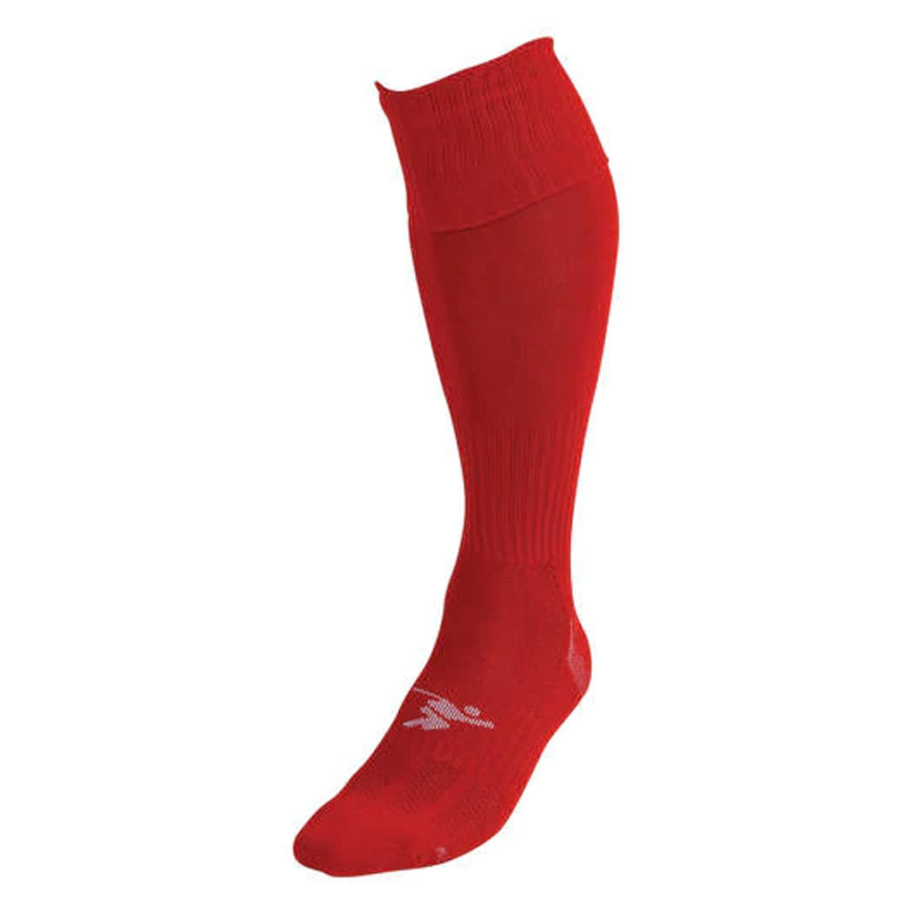 Precision Plain Pro Football Socks in Red | Adults & Kids – Greaves Sports