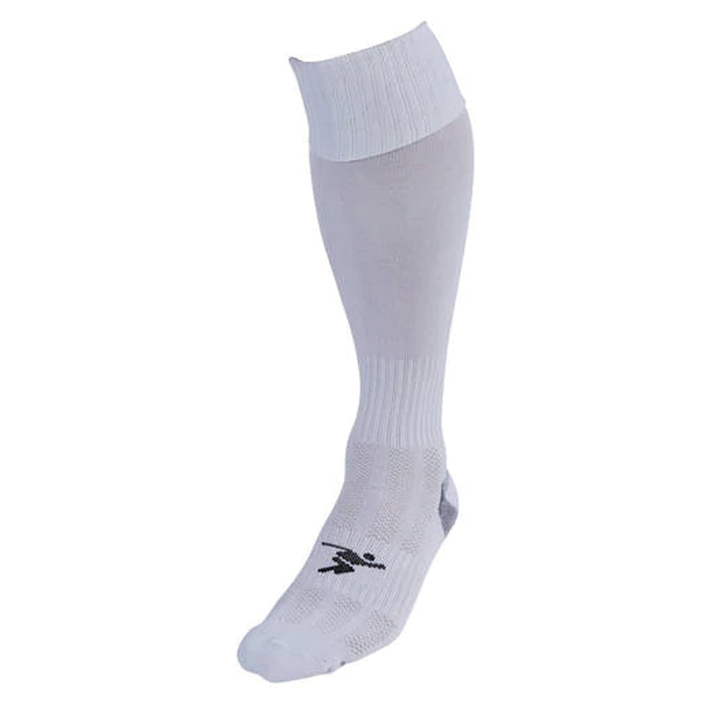 Precision Plain Pro Football Socks White | Greaves – Greaves Sports