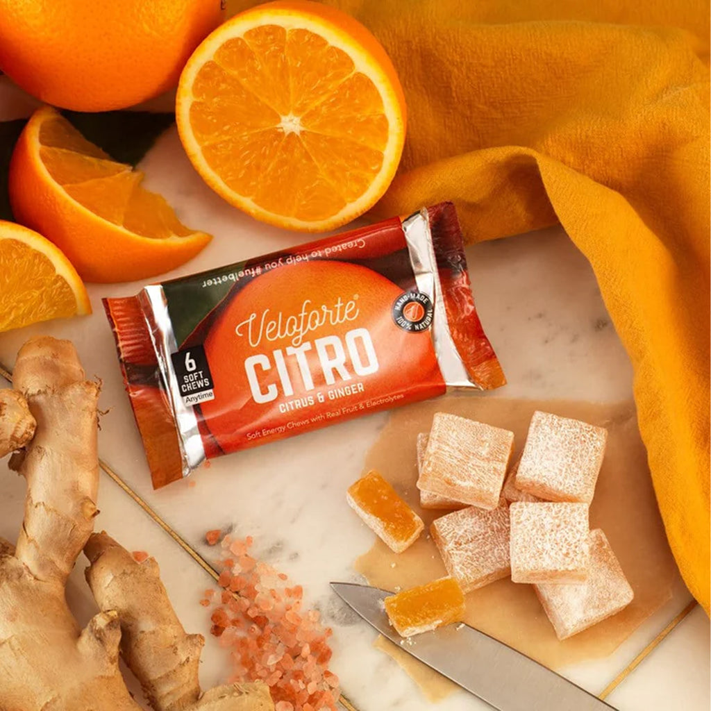 Citro Energy Chews Citrus & Ginger 45g | Veloforte – Greaves Sports