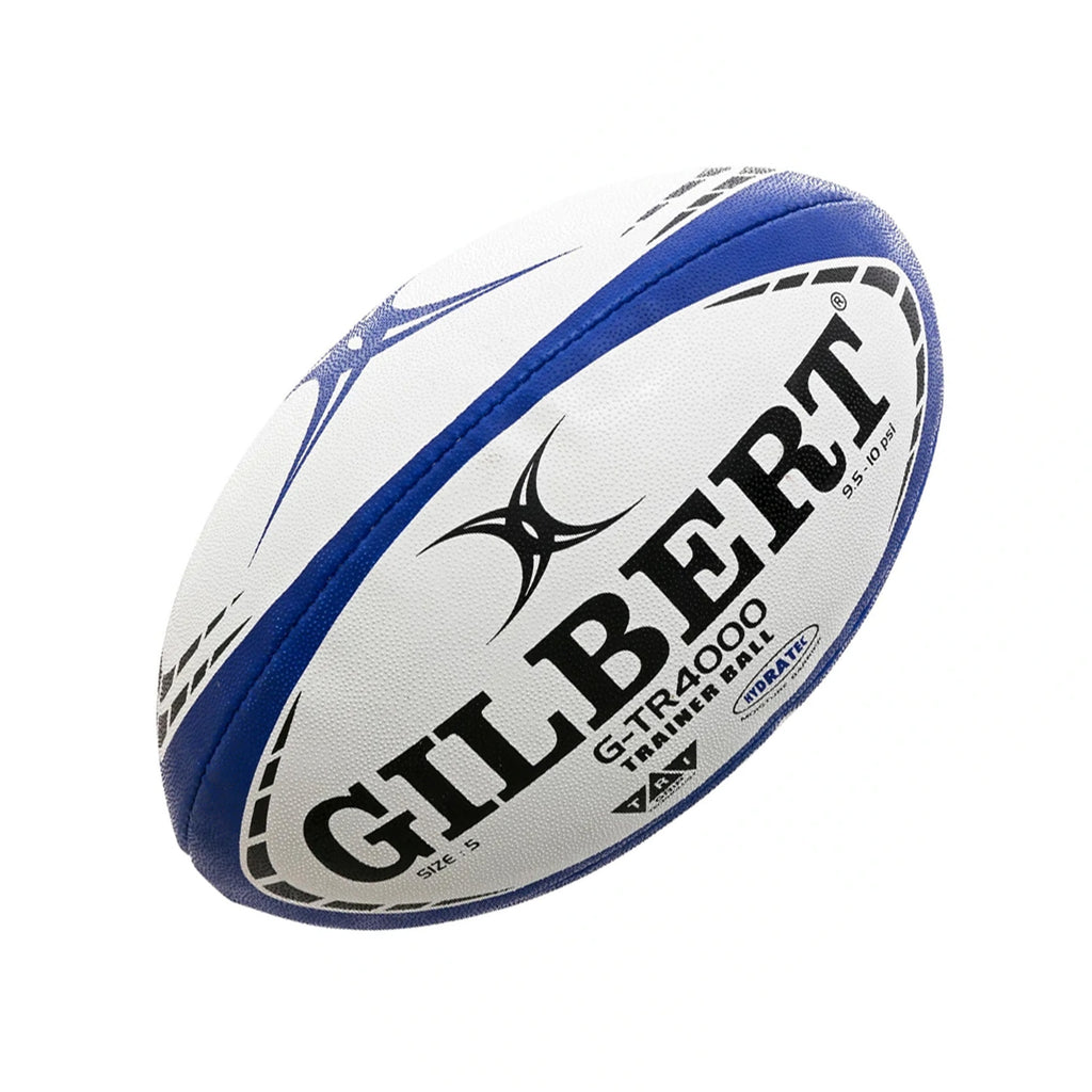 Gilbert G-TR4000 Training Rugby Ball - White & Blue – Greaves Sports